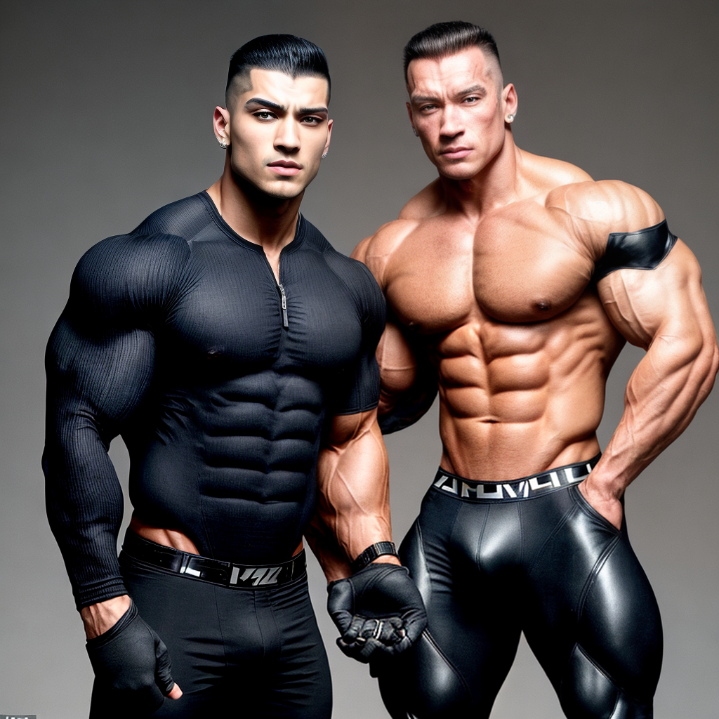 whole body scene :buzz cut hair zayn malik having Arnold Schwarzenegger ...