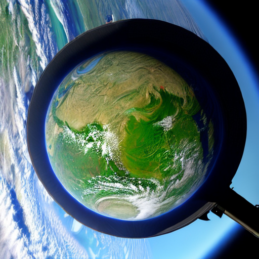From space, the Earth looks like a pear