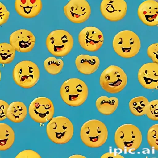 A Colorful Collection of Playful Emoji Faces Expressing Various ...