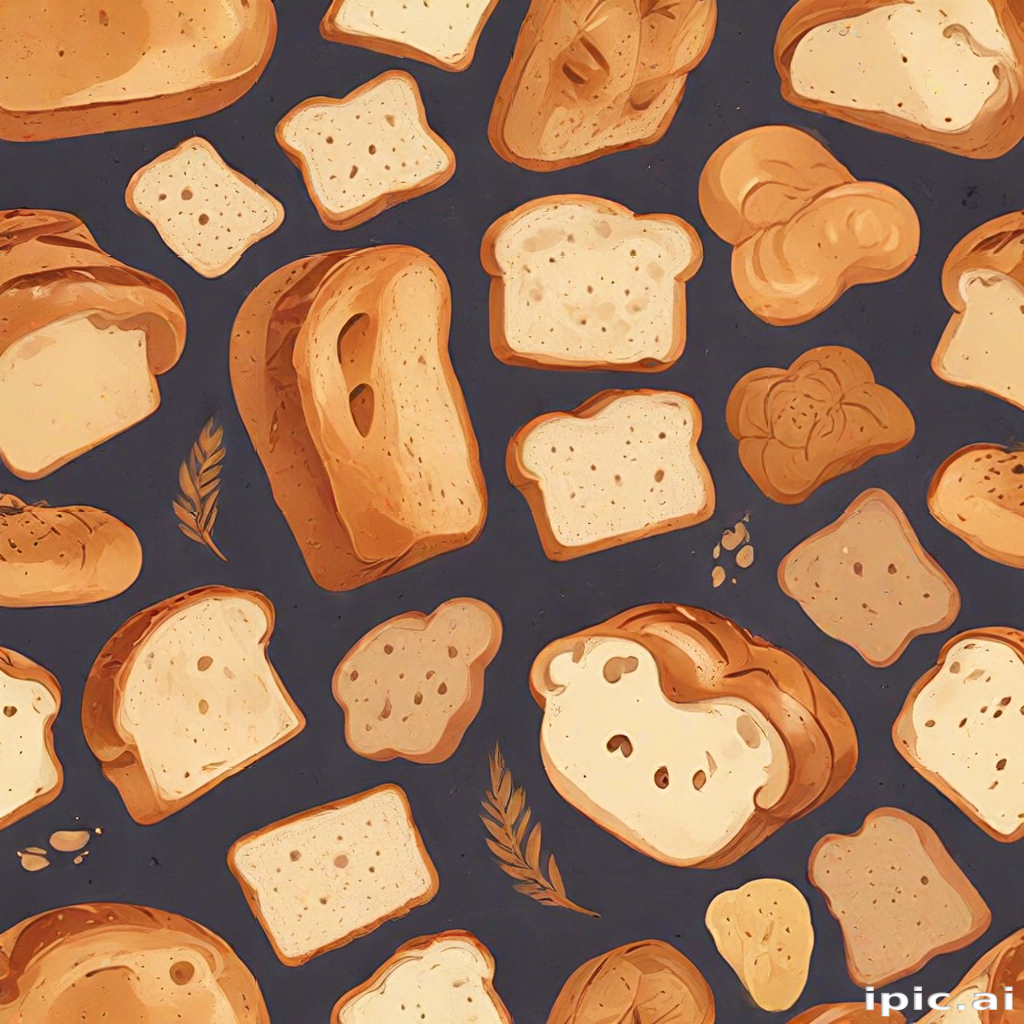 bread in cartoon