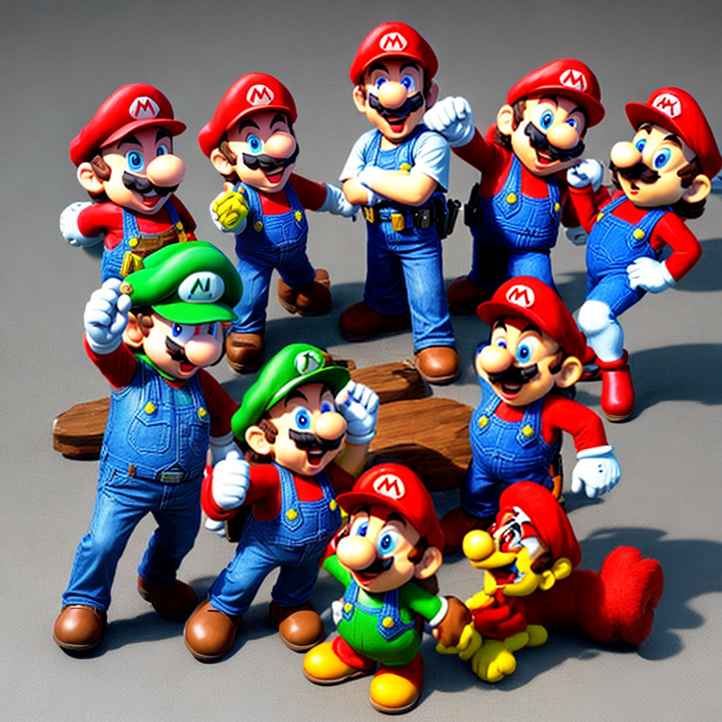 man gets arrested by mario and friends