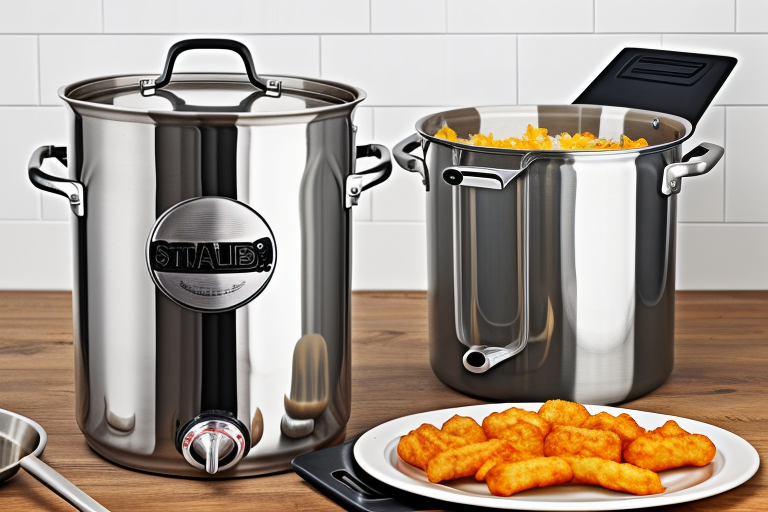 Delicious Homemade Chicken Nuggets Prepared in a Stylish Stainless ...