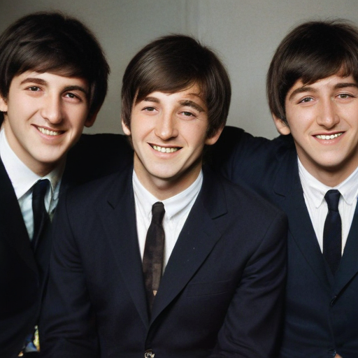 beatles smiling