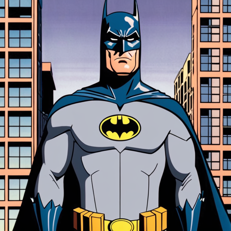 Batman Cartoon Animated Series by Bruce Timm style