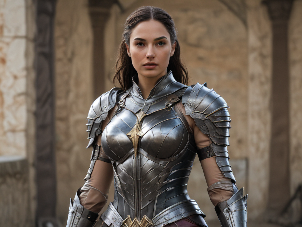 Gal gadot in medieval armor