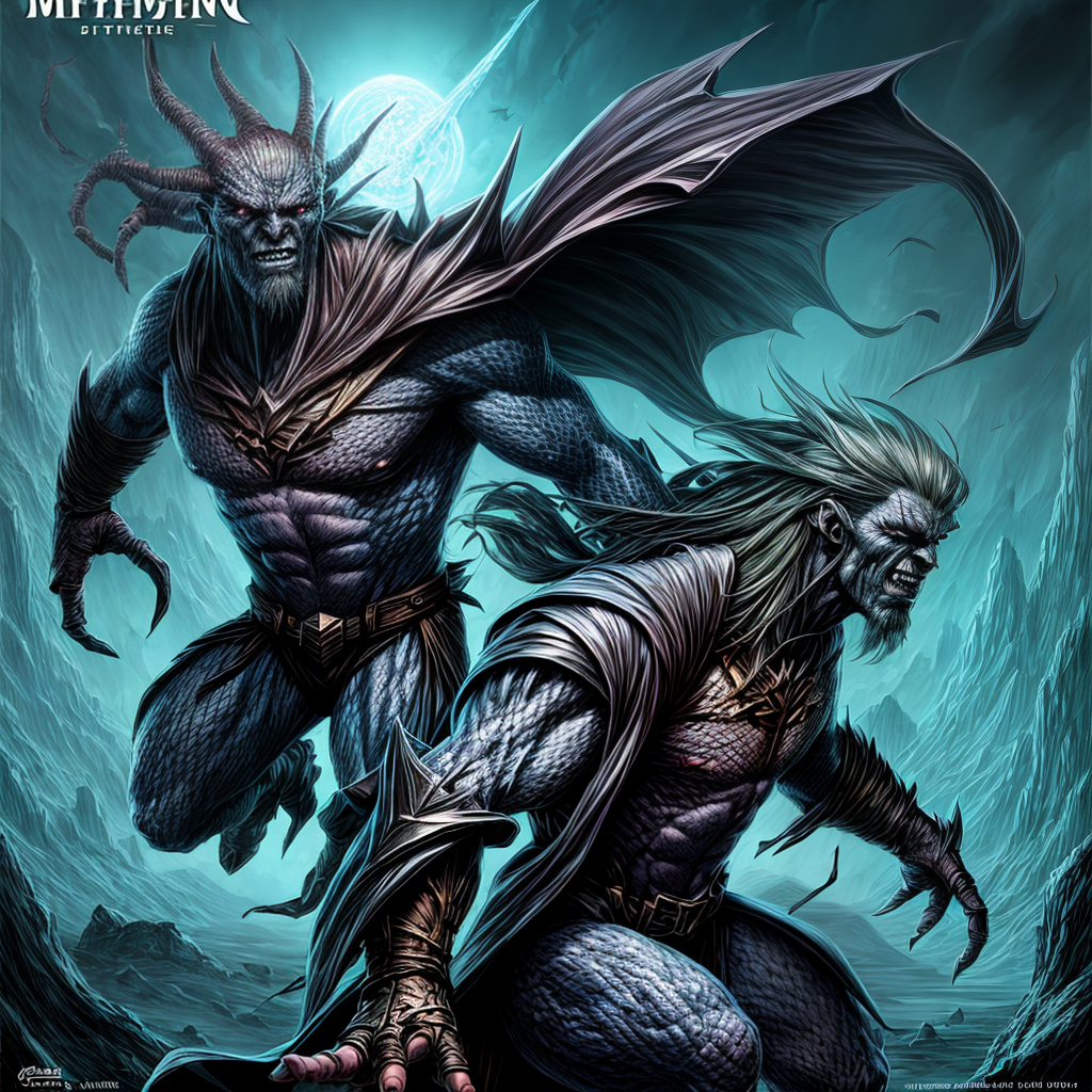 epic fantasy mutant art comic poster