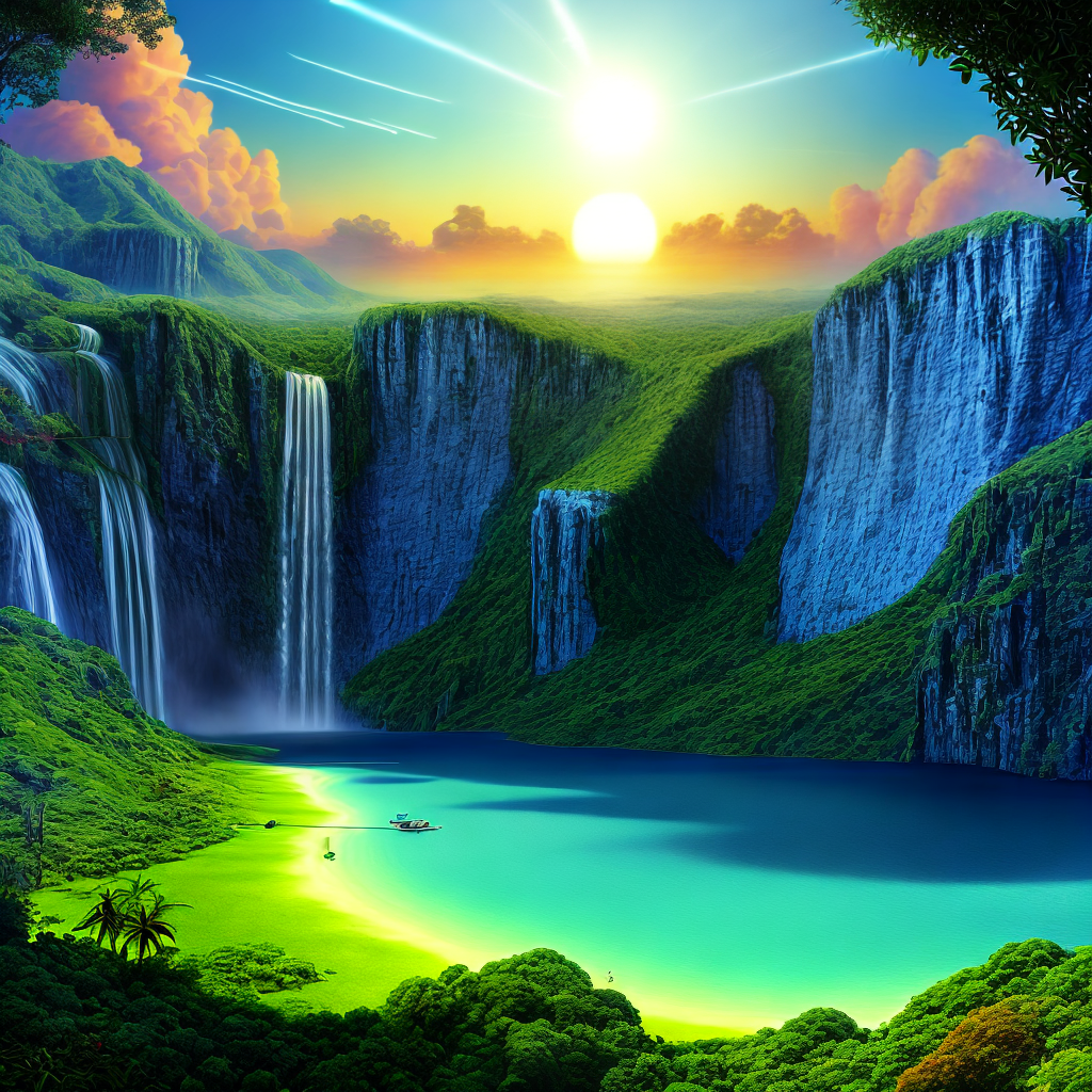 generate an armageddon into paradise image