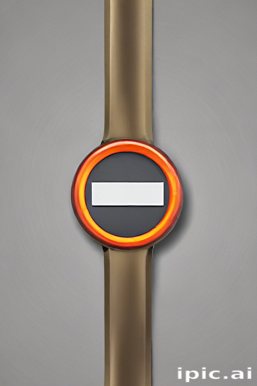 Modern Watch Design Featuring a Unique Circular Face and Bold Color Scheme