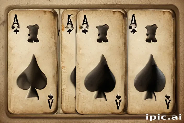 Creative Playing Cards Featuring Gummy Bears in Unique Ace of Spades Design