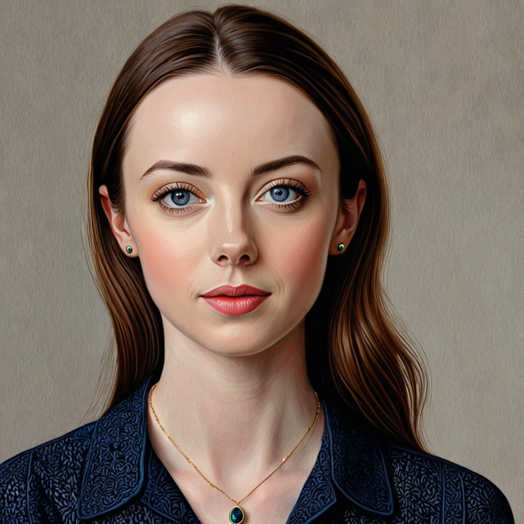 Kacey rohl, photorealistic