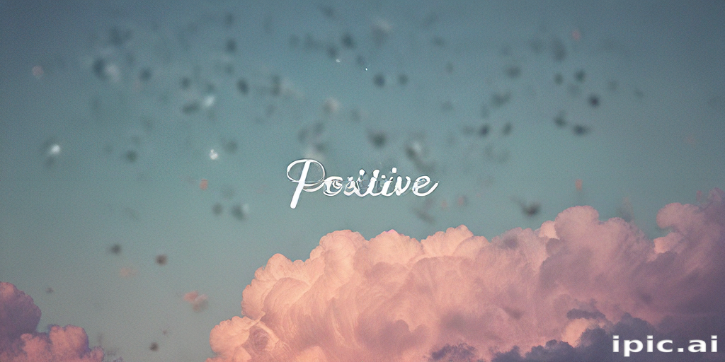 Embracing Optimism: A Beautiful Sky Inspiring Positive Thoughts and ...