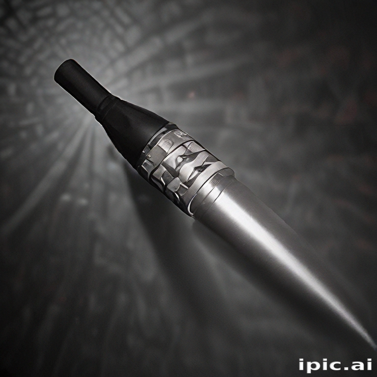 Stylish and Sleek Metal Vape Device Featuring Unique Design and Finish