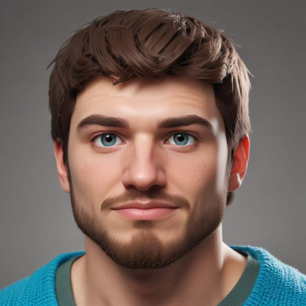 steve from minecraft but like if it was a real person
