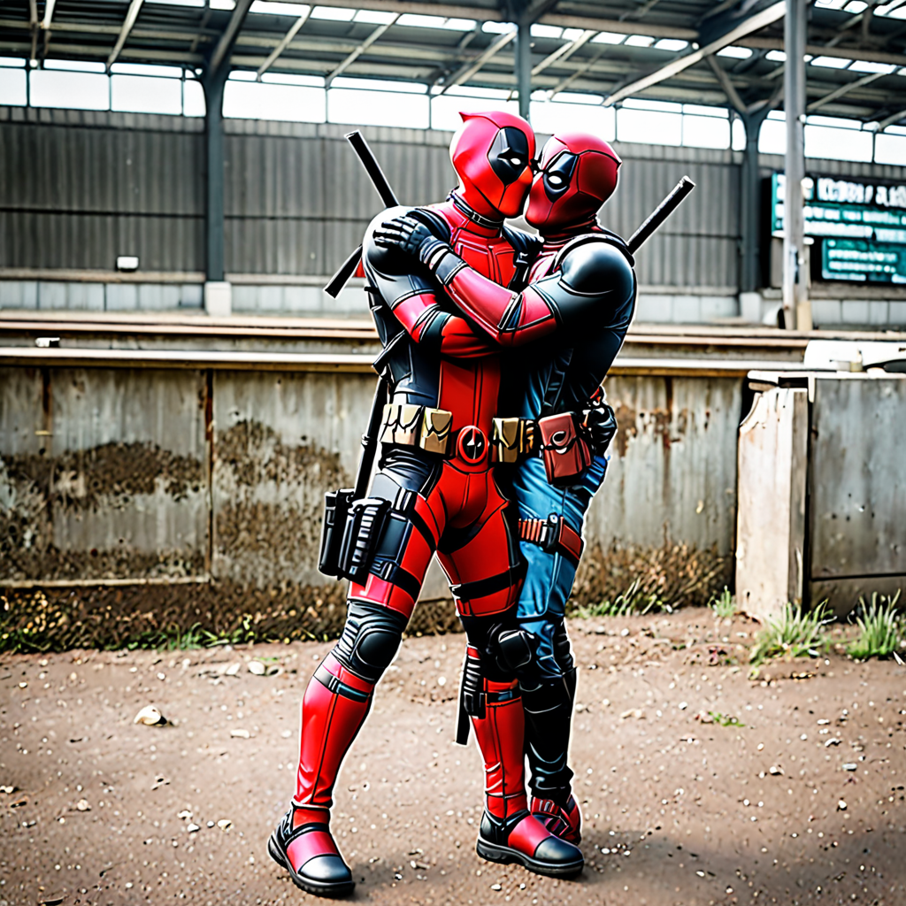 spange bob hugs deadpool
