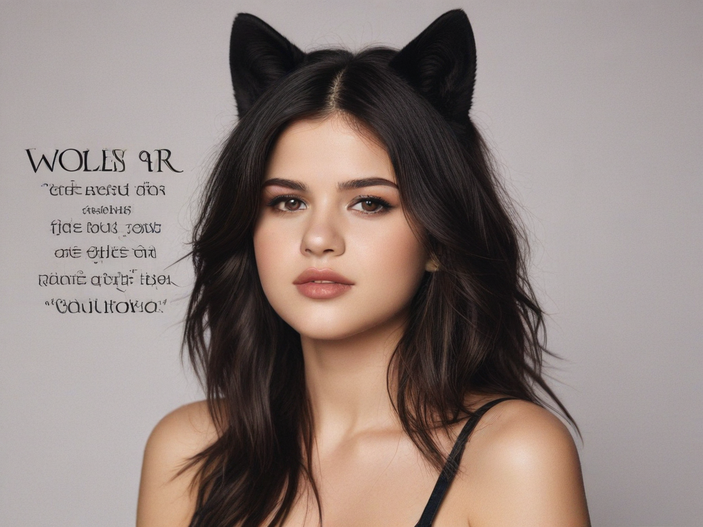 Two Majestic Wolves Standing Together in a Beautiful Snowy Forest Setting