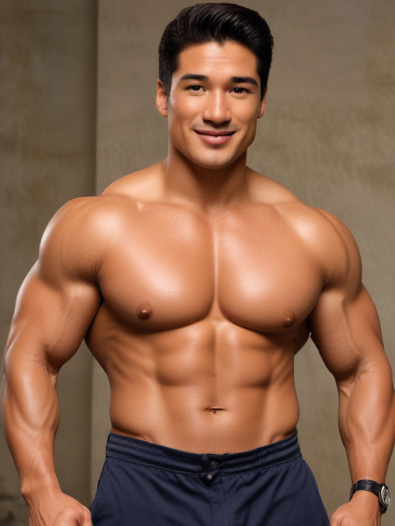mario lopez as a bodybuilder