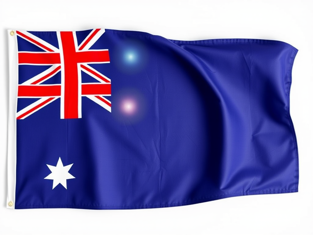 The Australian National Flag Featuring the Union Jack and Southern ...