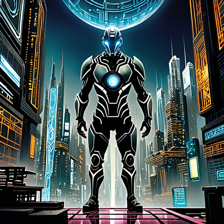 netrunner dark surreal art