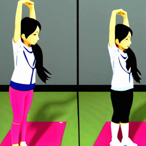 1girl with wrists next to each other , together above head high above ...