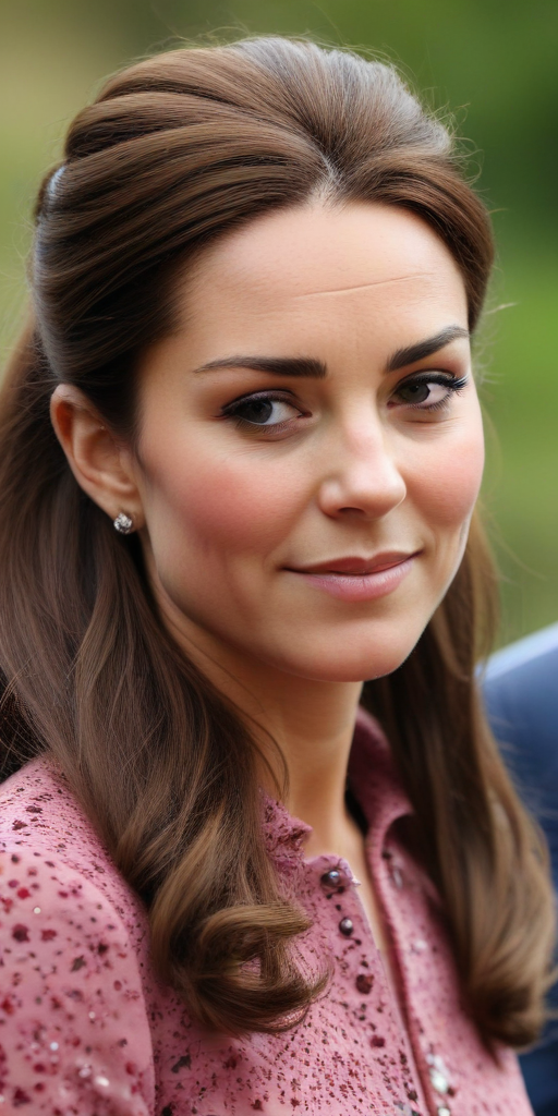 Kate Middleton covered in glue