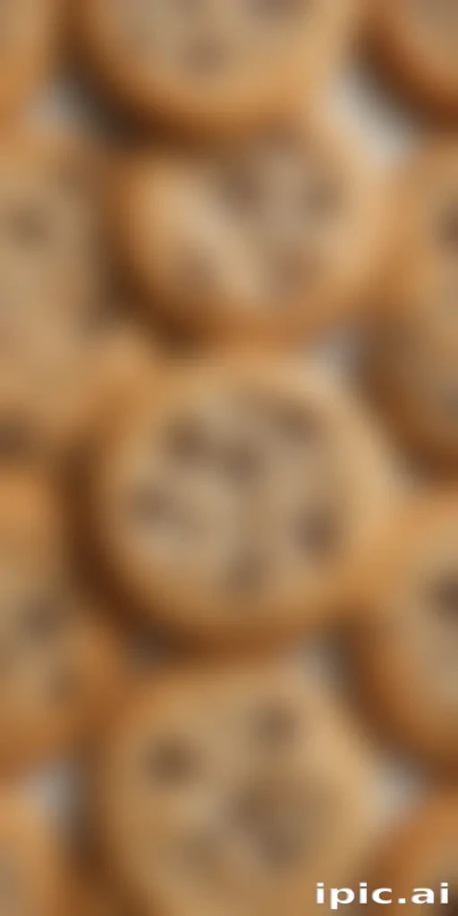 A Delicious Array of Chocolate Chip Cookies Piled Together on a Plate.