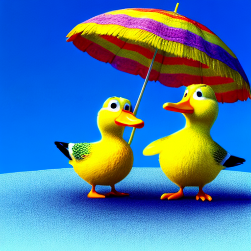 Pixar movie about ducks dancing in the rain