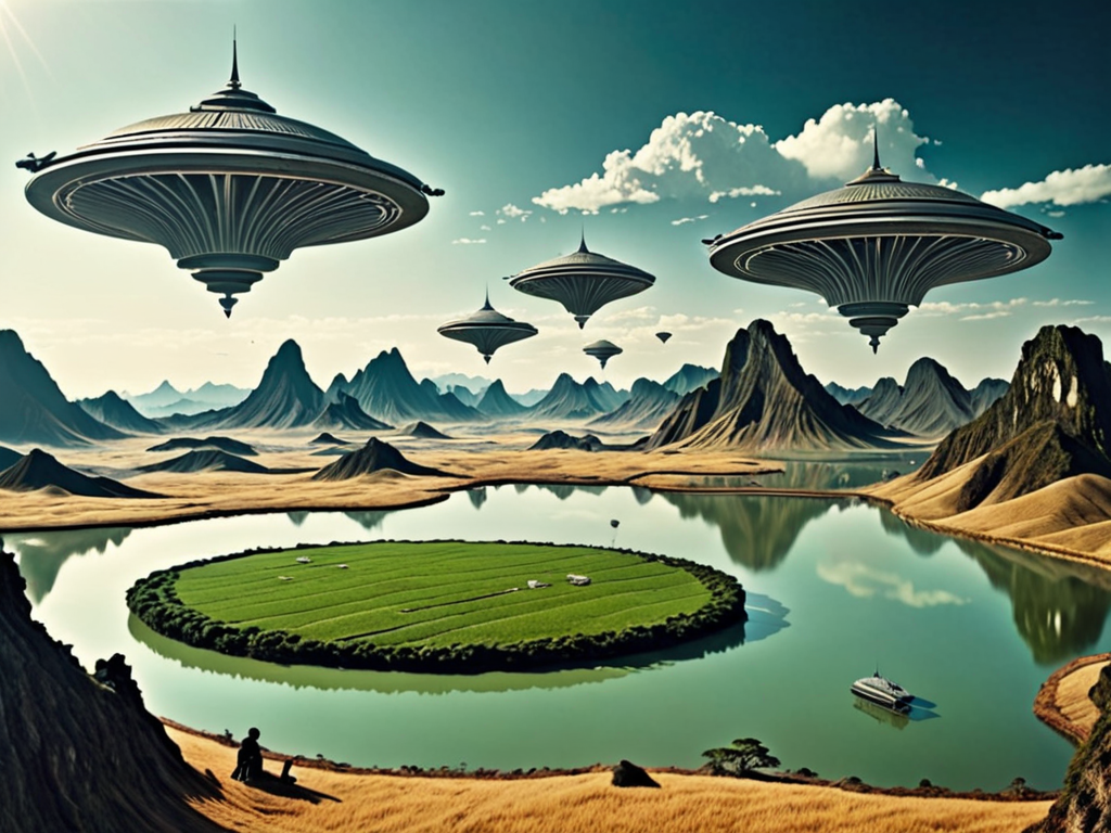 surreal asian sci fi invasion surreal art