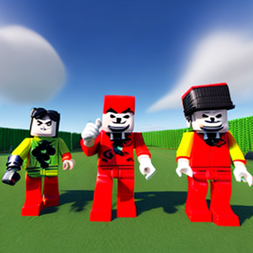 three roblox noobs on a basic roblox obby