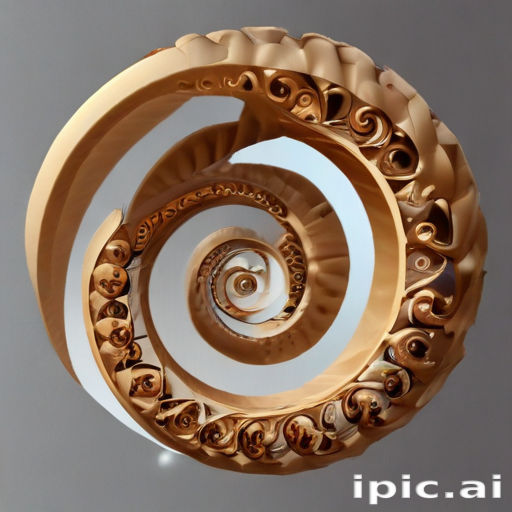 Intricate Spiral Design Capturing the Beauty of Nature's Patterns and Forms