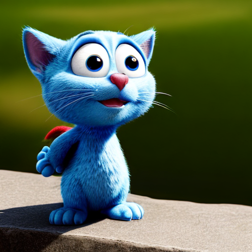 Smurf cat pixar character