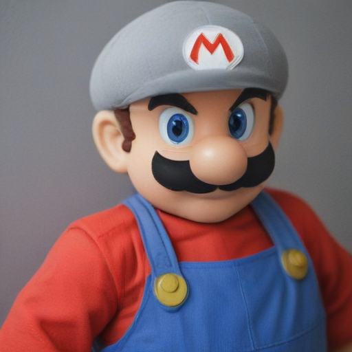 gray skin super Mario