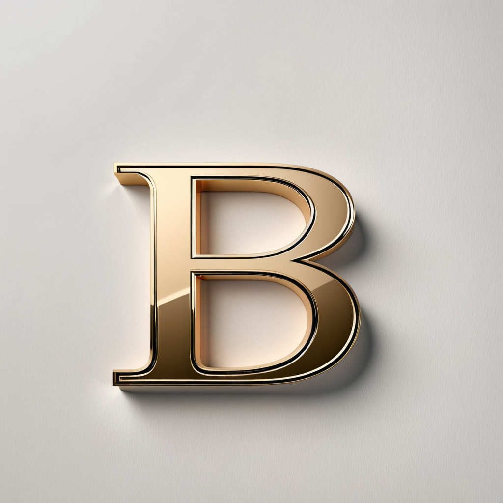 An elite letter B as a logo for a defence company