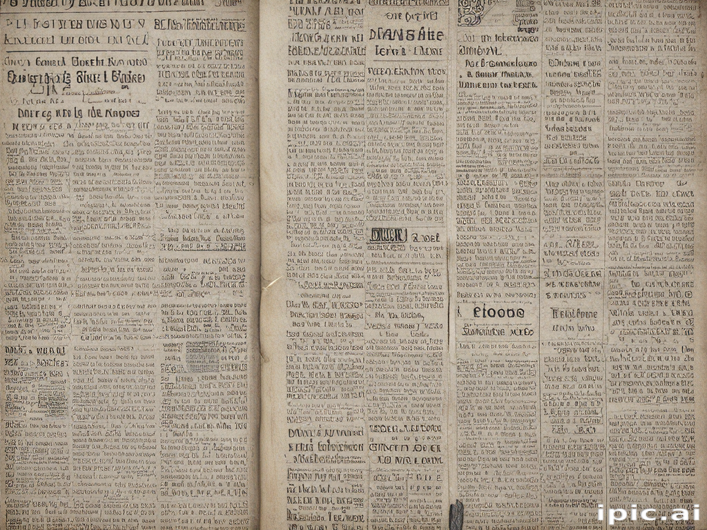 Historical Newspaper Page Featuring Various Articles and Advertisements ...