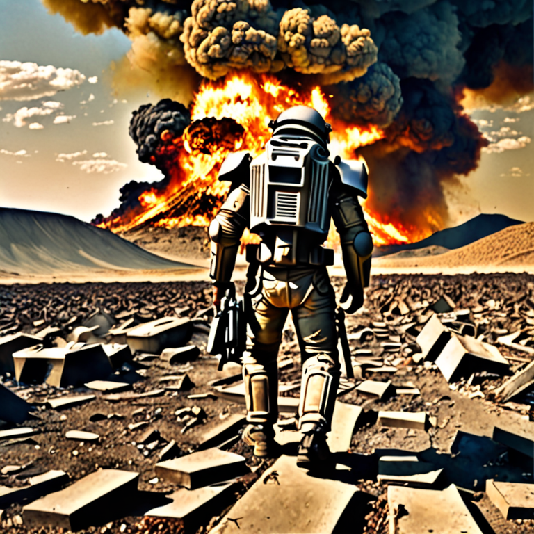 scorched earth apocalypse surreal art