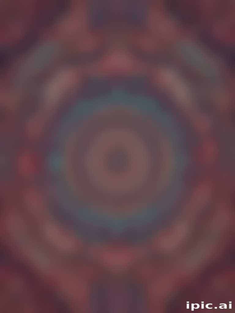 Abstract Colorful Pattern with Swirling Shapes and Blurred Textures in ...