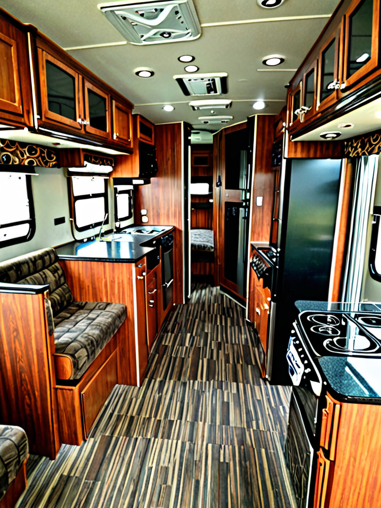 Three floor high motorhome