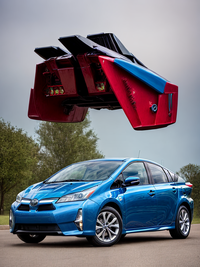 Transformer robot that turns into a Toyota Prius