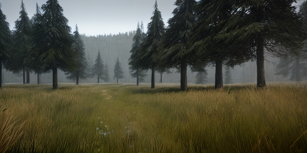 dayz forest in the rain
