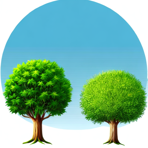 cartoon bunch of trees