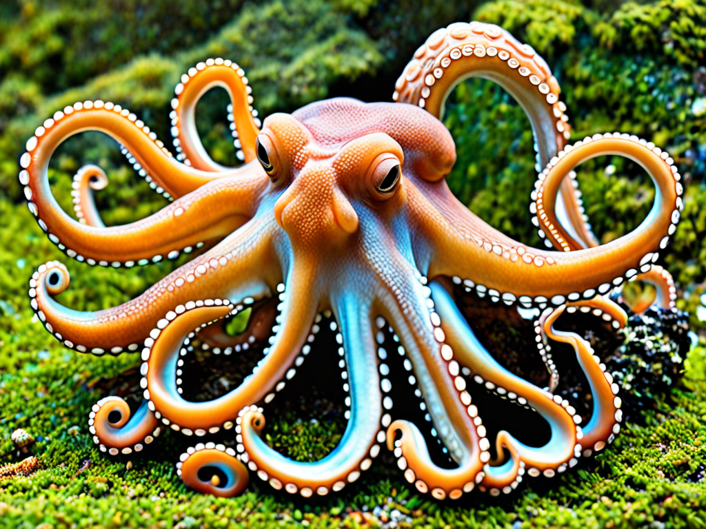 two octopus