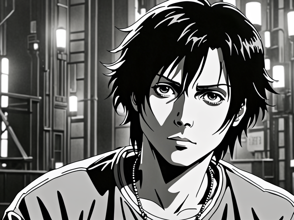 manga, anime, ghibli, light, johnny depp, 2d, ghost in a shell, death ...