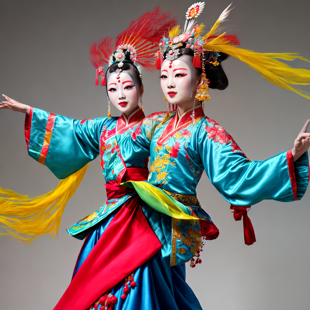 Most Vivid Beautiful Peking Opera (copyright free)