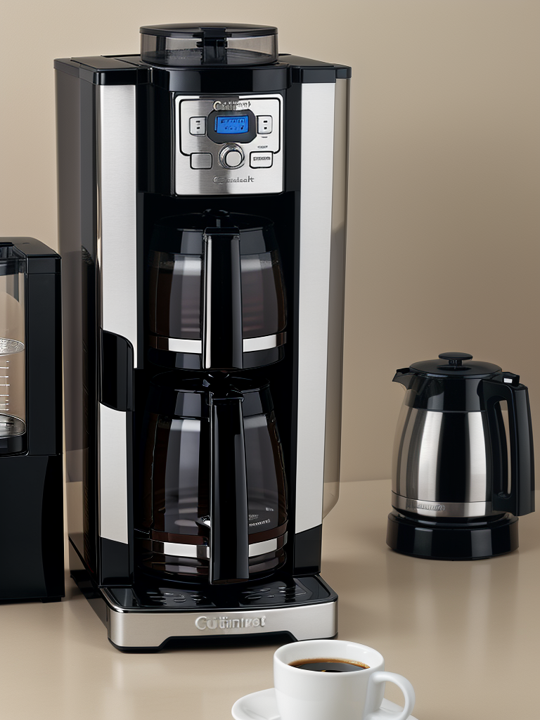 Modern Coffee Maker with Dual Carafes and Sleek Design for Coffee Lovers