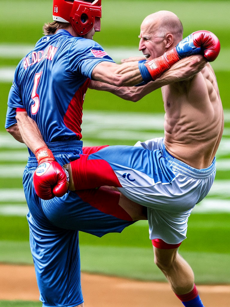 uncle sam punching joe biden