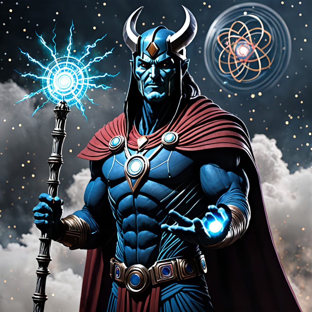 a imagine home lander ,sorcerrer supreme, hindu mythalogy The god ...