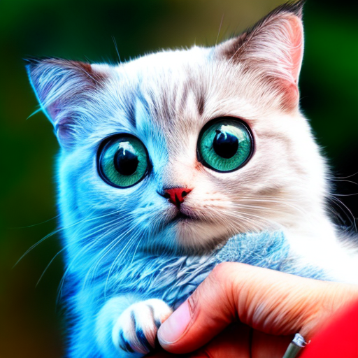 friendly fluffy animal with big eyes