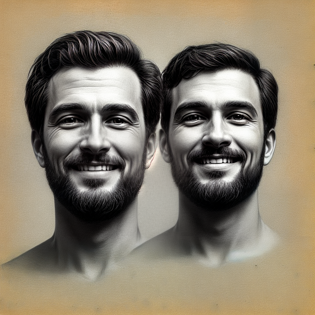 Picture of a man looking at us and smiling