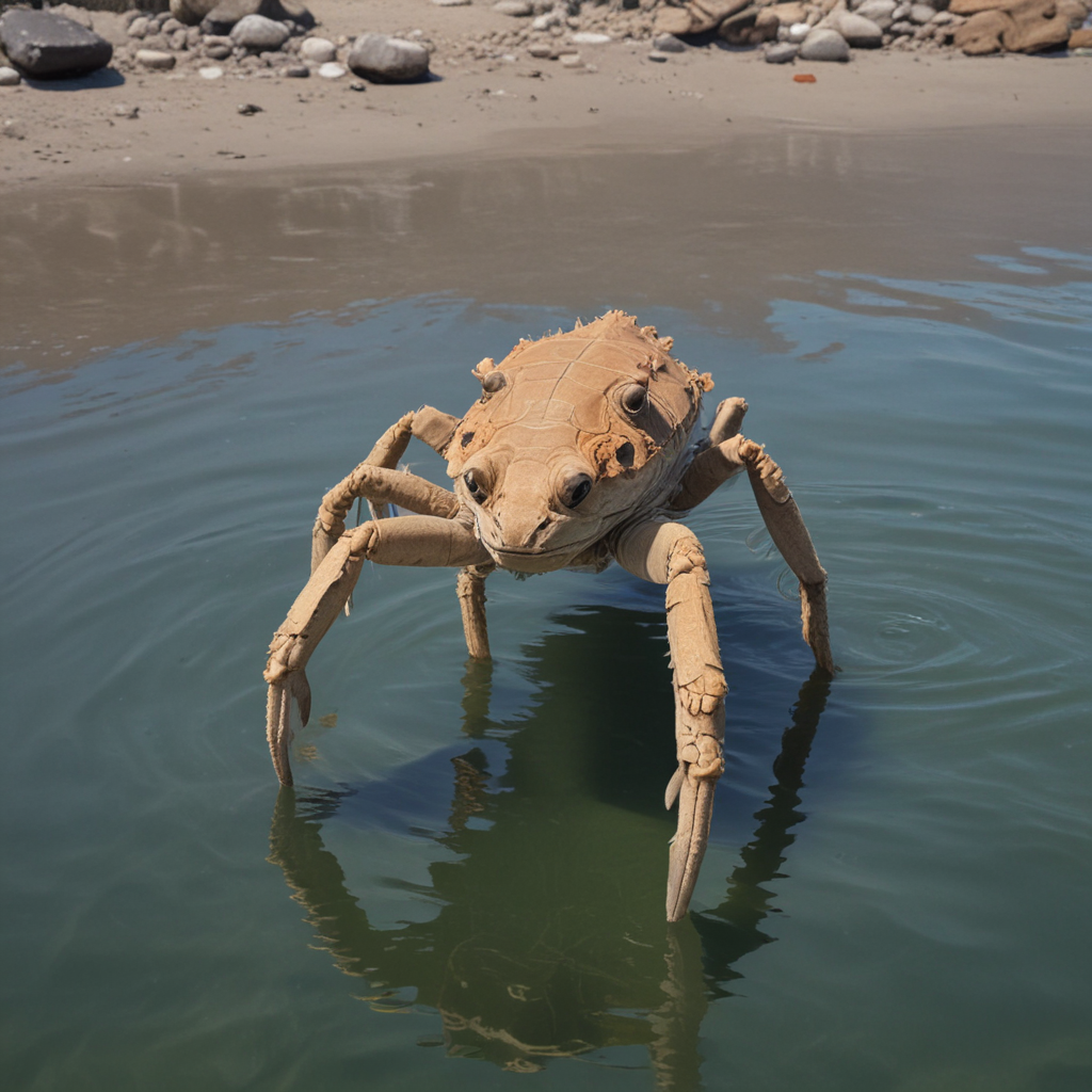 Generate a jetty looking creature