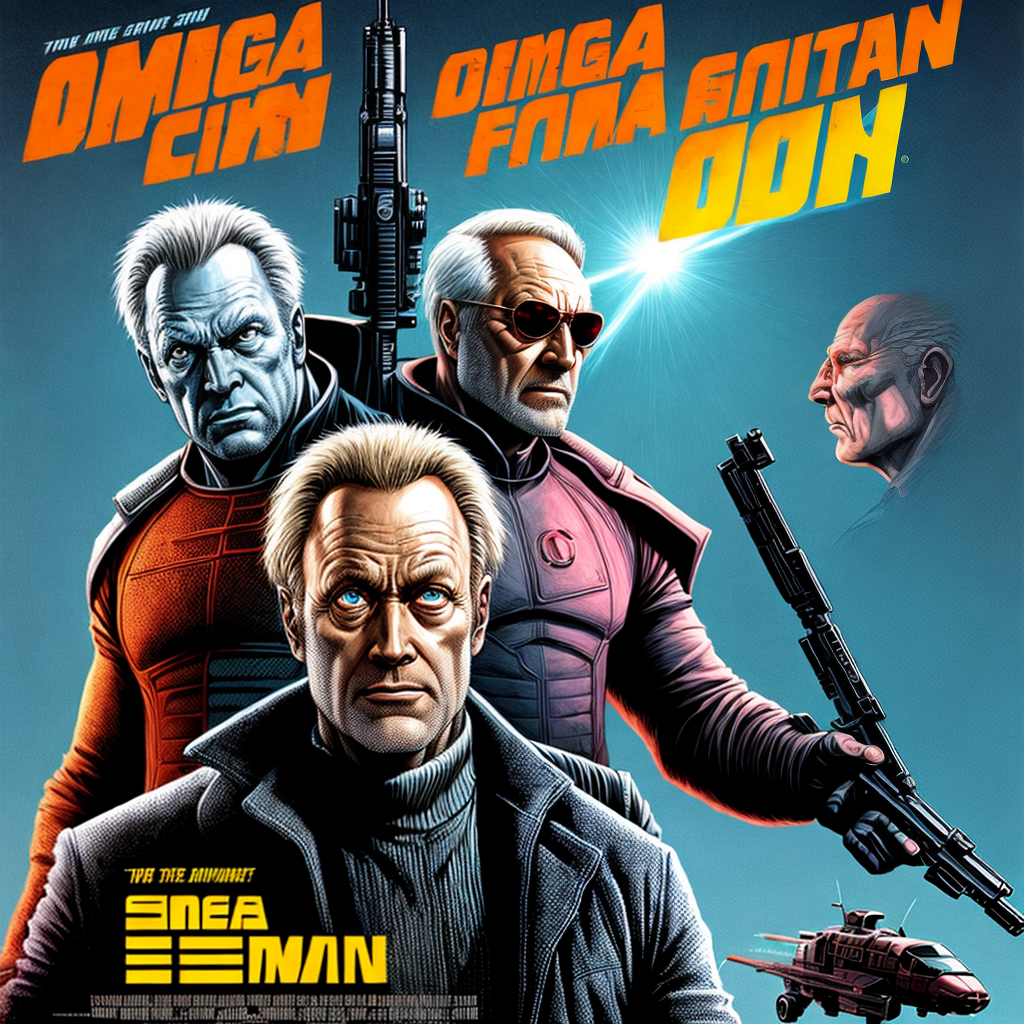 omega man sci fi movie poster art