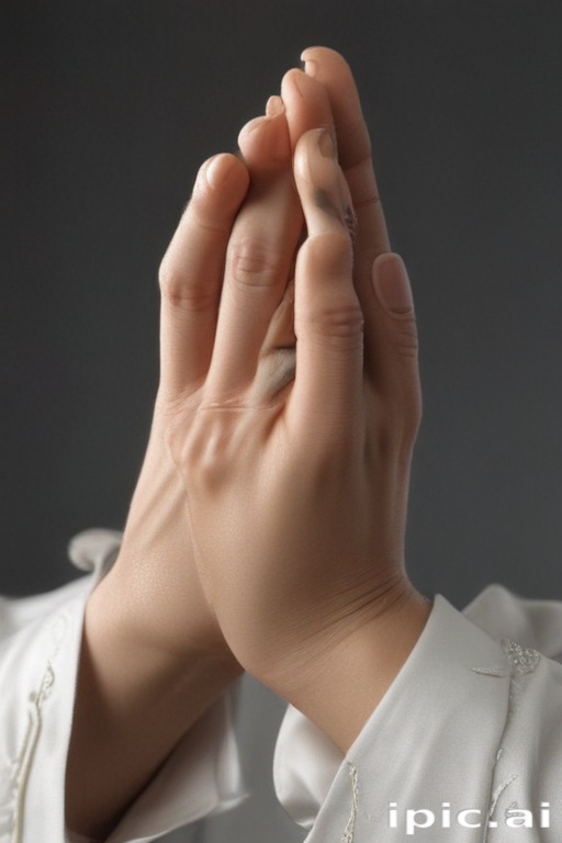 Two Hands Coming Together in a Gesture of Unity and Peace